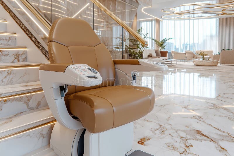 Close-up View of a Stair Lift Control Panel with Stock Photo - Image of ...