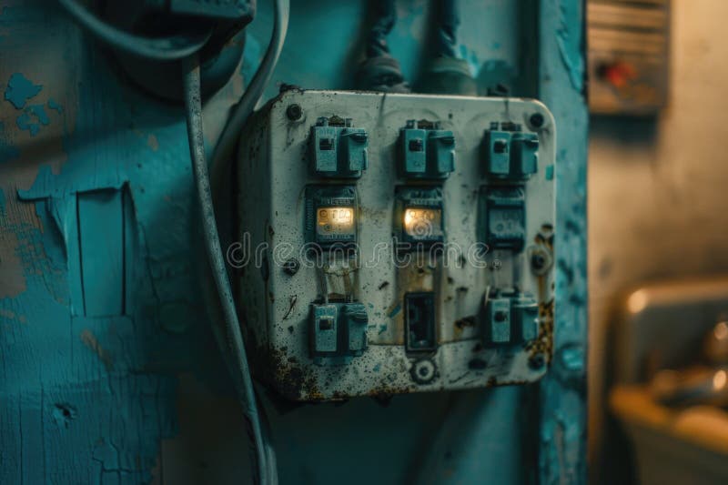 A Close-up View of a Standard Wall Switch with a Simple Design and ...