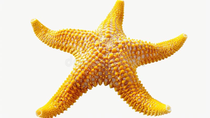 Close Up View of a Starfish on a Plain White Background. Perfect for ...