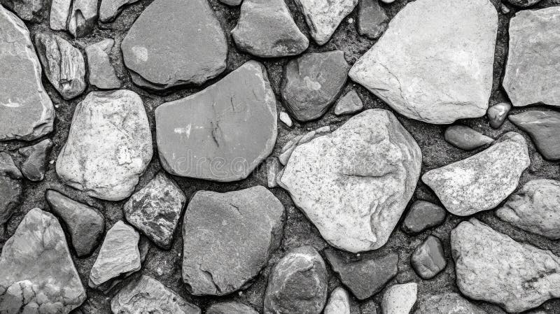 A Close Up View of a Stone Wall Texture Stock Illustration ...