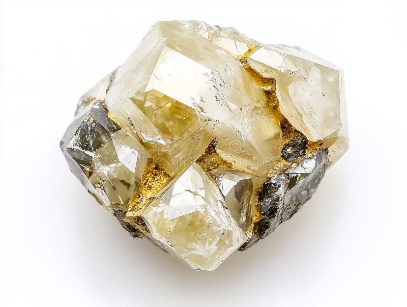 A Close-up View of a Stunning Mineral Specimen Showcasing Complex ...