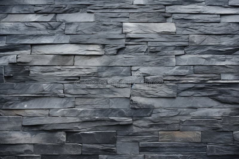 Black Stone Wall stock illustration. Illustration of natural - 309882918