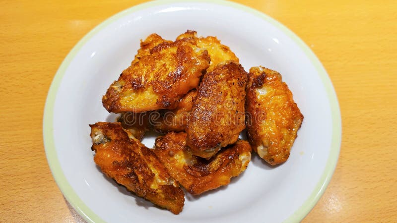 Fried chicken winglet stock photo. Image of party, roasted - 334124400