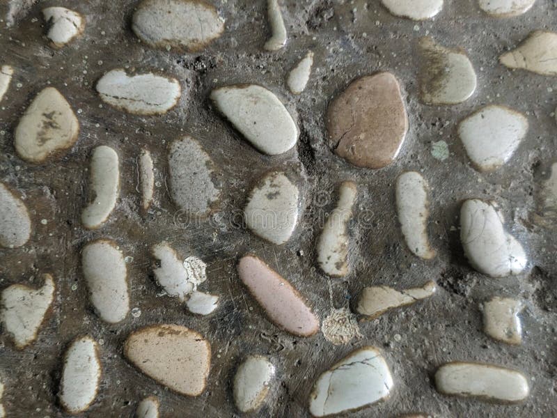 A Close-up View of a Terrazzo Surface, Featuring Small, Irregularly ...