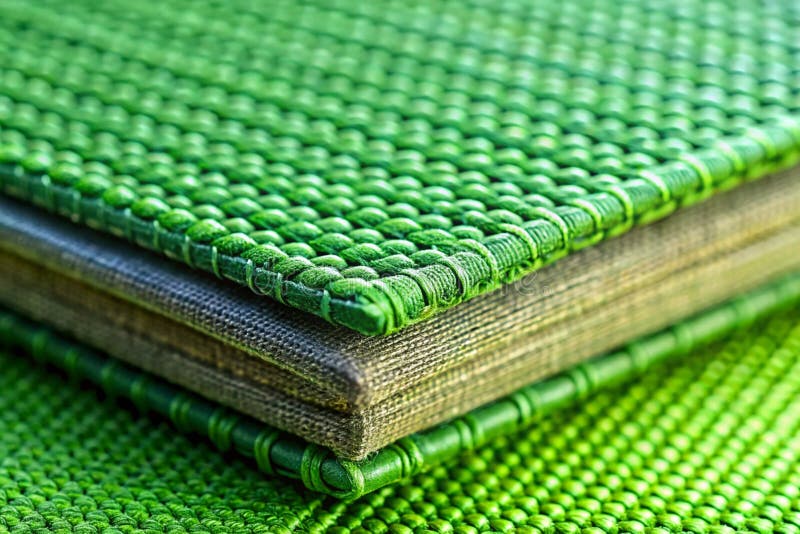 Macro Texture Fabric of Large Binding for Sewing Green Background Color ...