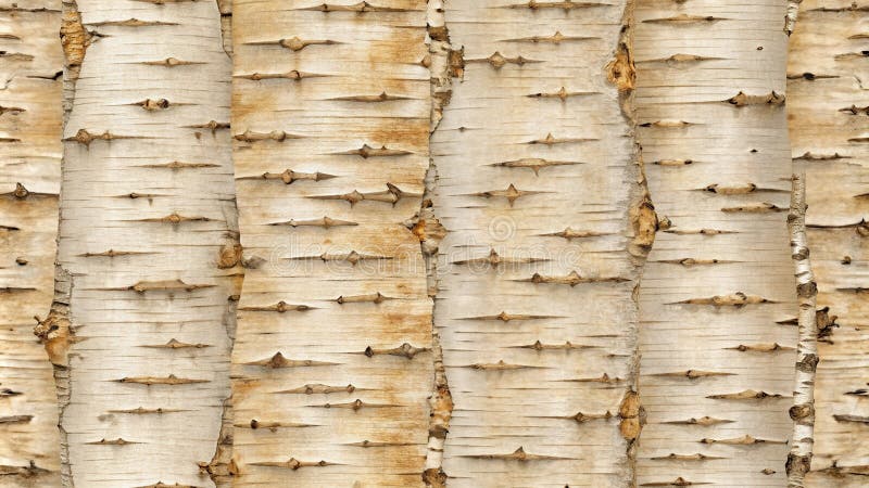 Close-up View of Textured Birch Tree Bark, Showing Natural Patterns and ...