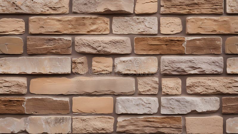 Close-up View of a Textured Brick Wall, Ideal for Exterior Design ...