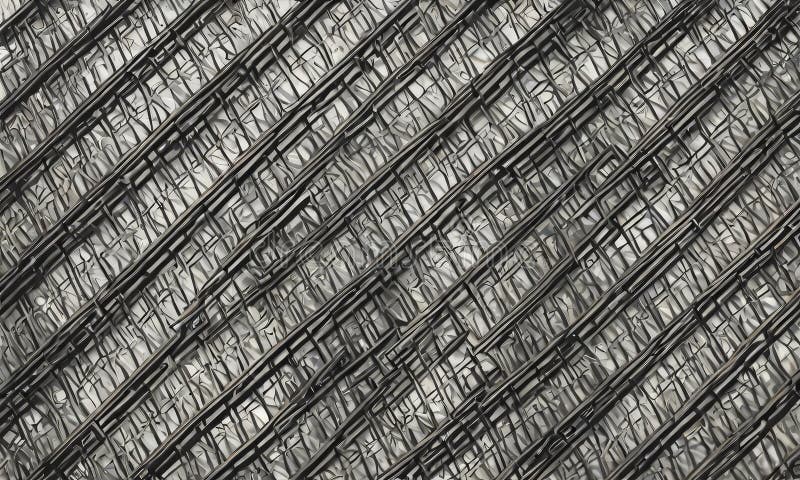 Close-up View Textured Fabric with Diagonal Lines, Creating Sense Depth ...