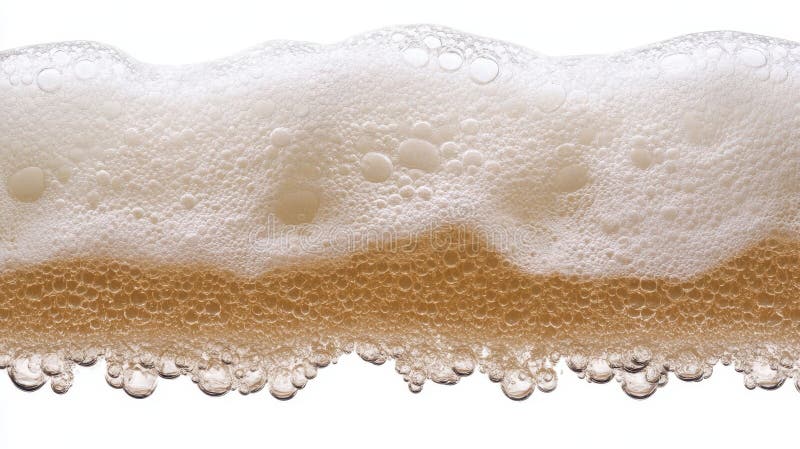 Close-up View of a Textured Foamy Surface Featuring Numerous Small ...