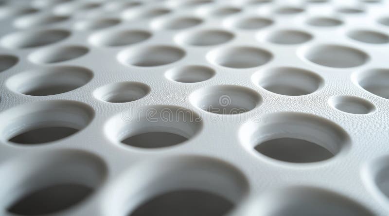 Close-up View of a Textured Material Featuring Numerous Evenly Spaced ...