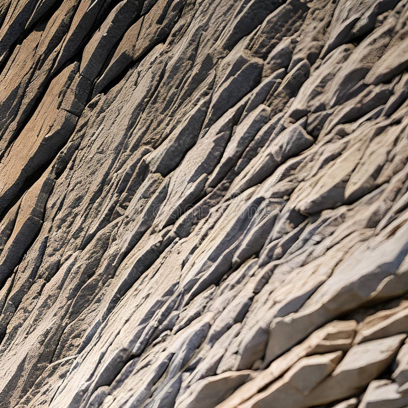 A Close-up View of a Textured Rock Surface, Revealing the Intricate ...