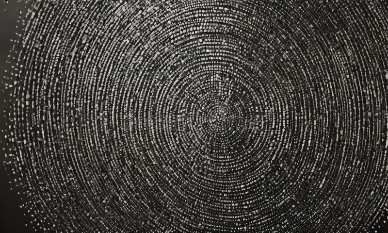 Close-up View Textured Surface with Circular Pattern Small White Dots ...