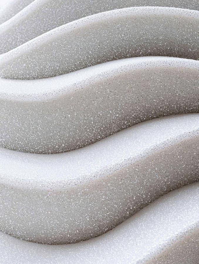 A Close-up View of a Textured Surface with a Repeating Wave Pattern ...