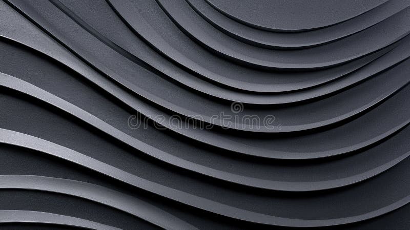 A Close-up View of a Textured Surface with a Repeating Wave Pattern in ...