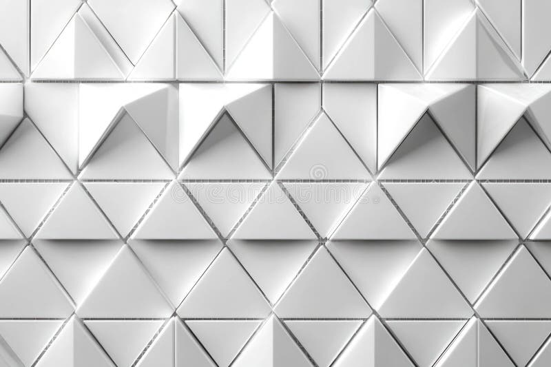 A Close-up View of a Textured Wall Composed of Interlocking White ...