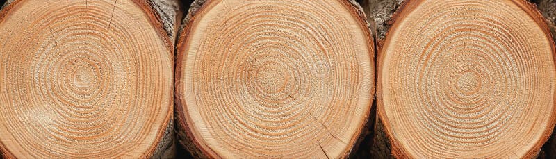 Close-up View of Three Concentric Tree S Showcasing the Intricate ...