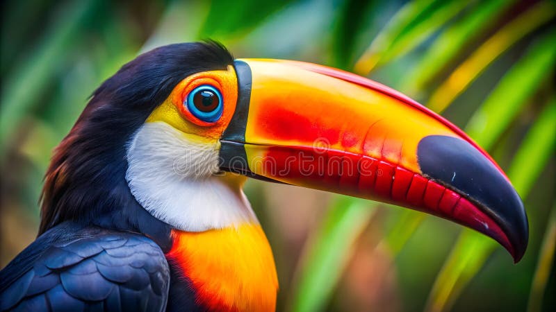 Close Up View of Toco Toucan in the Reserve of Exotic Tropical Birds ...