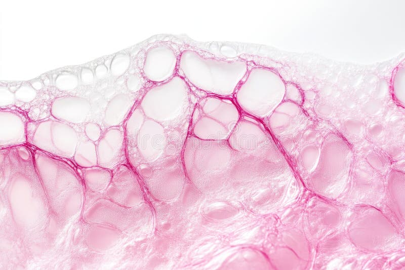 Close-Up View of Transparent Collagen Texture. Stock Illustration ...