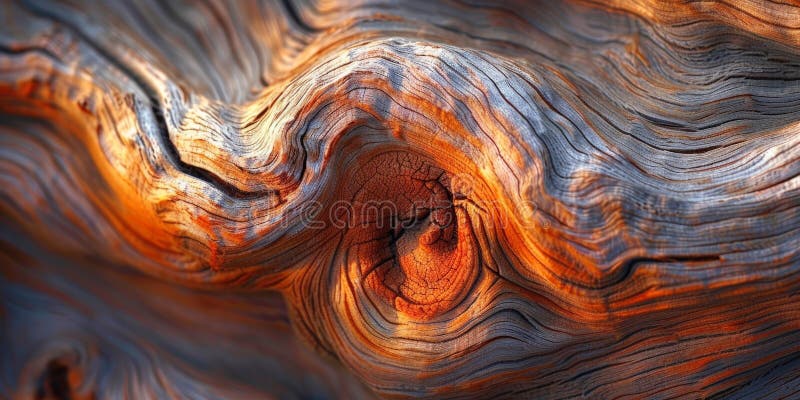 Close Up View of Tree Trunk Stock Illustration - Illustration of ...