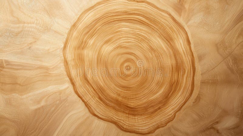 A Close-up View of a Tree Trunk, Showcasing the Concentric Rings of the ...