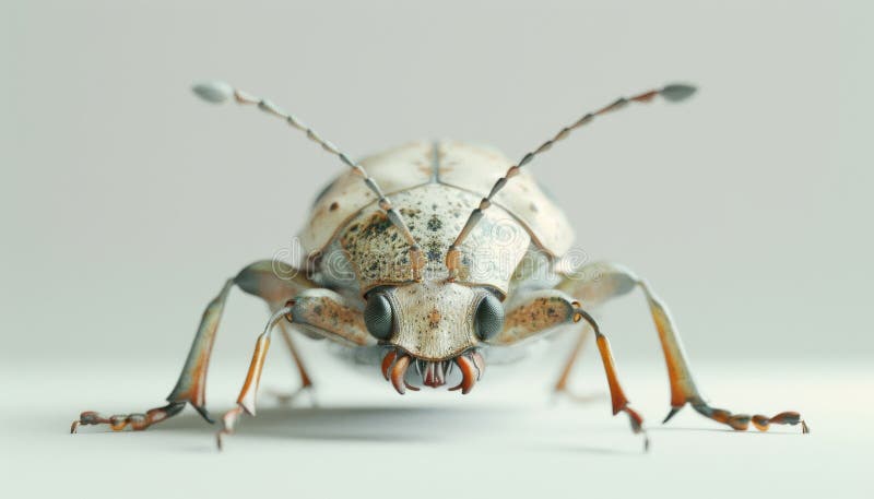 Detailed Close-up of a Unique Bug with Distinctive Features on a ...