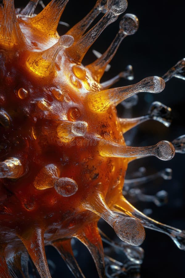 A Close-up View of an Unusual-looking Object with Intricate Details and ...