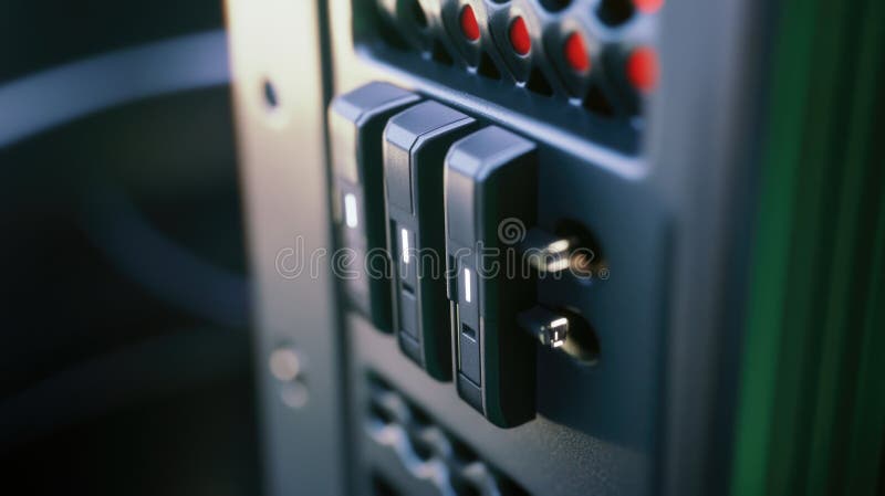 A Close-up View of a Vehicle S Control Panel, Featuring Various Buttons ...