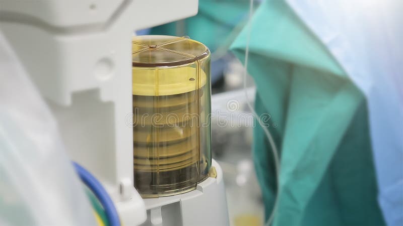 Ventilator Machine in Hospital Operating Room Stock Image - Image of ...