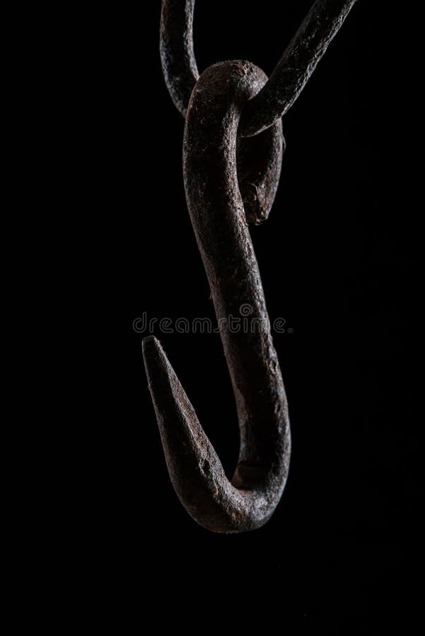 Close Up View of Vintage Rusty Hook Stock Photo - Image of equipment ...