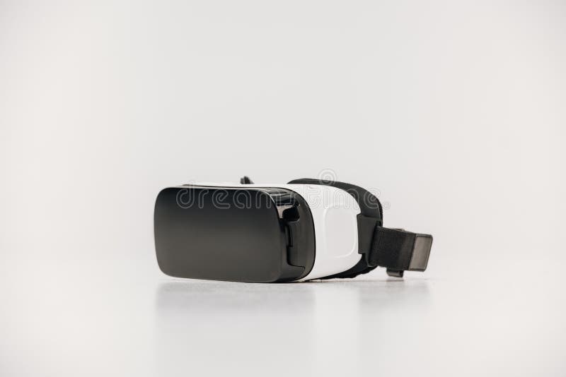Close-up View of Virtual Reality Headset Stock Photo - Image of digital ...