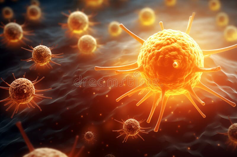 Close-up View of Virus-like Particles, Highlighting the Complex ...