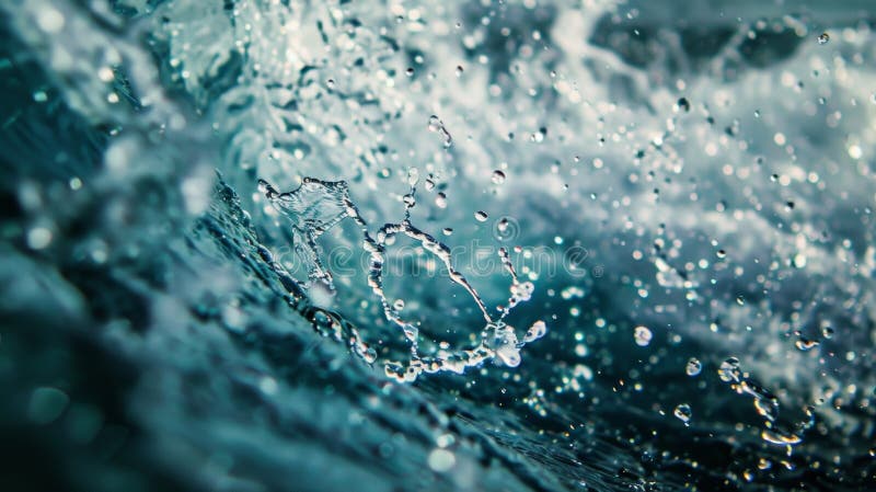 Close Up View of Water Bubbling Stock Image - Image of fizzy, fluid ...