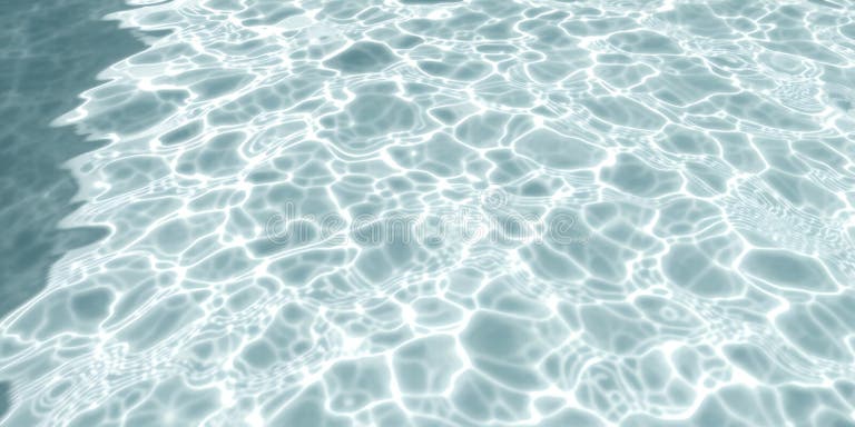A Close Up View of Water Surface with Light Reflecting and Creating ...