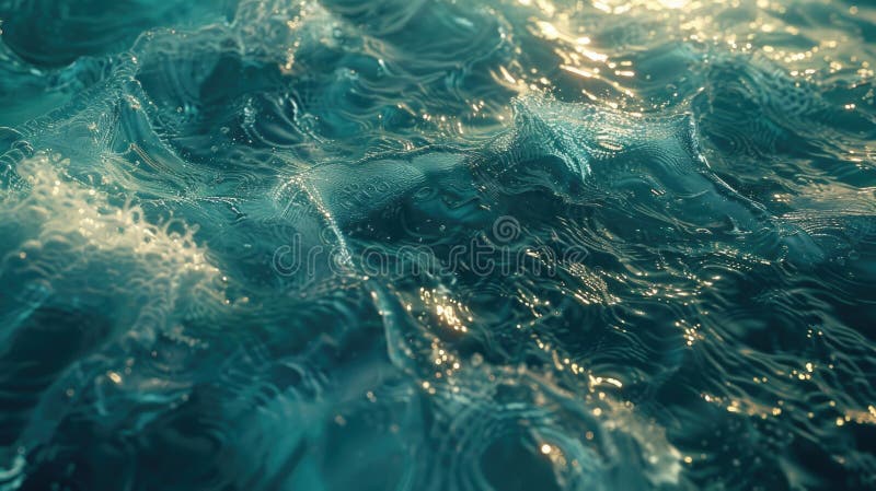 Close Up View of Water Waves, Suitable for Backgrounds Stock Image ...