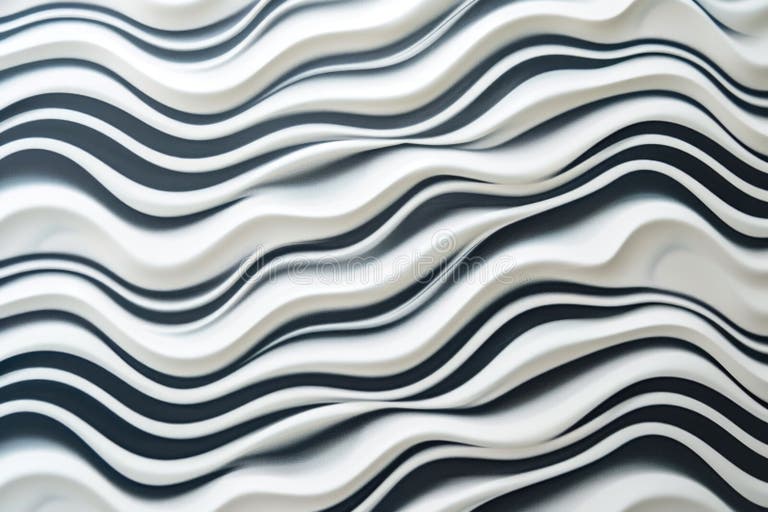A Close-up View of a Wave Pattern on a Wall. this Image Can Be Used To ...