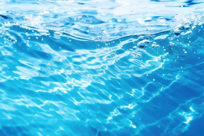 A Close Up View of a Wave in a Pool. Perfect for Illustrating Water ...