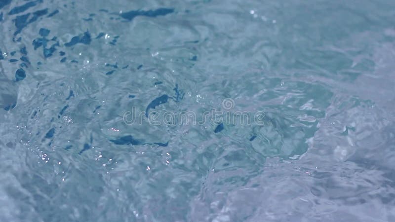 Close-up View of Waving Pool Wat Stock Video - Video of liquid, color ...