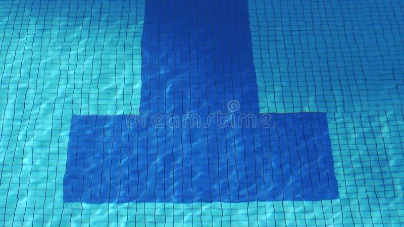 Close-up View of Waving Pool Water Stock Footage - Video of blue, waves ...
