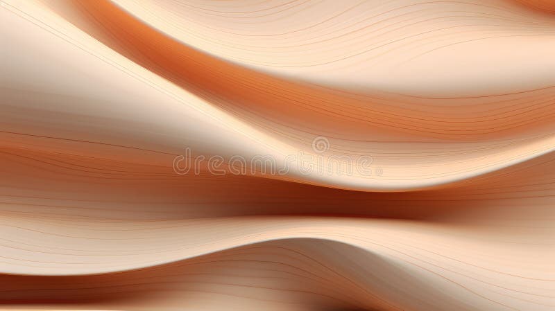Close Up View of Wavy Beige Background Stock Illustration ...