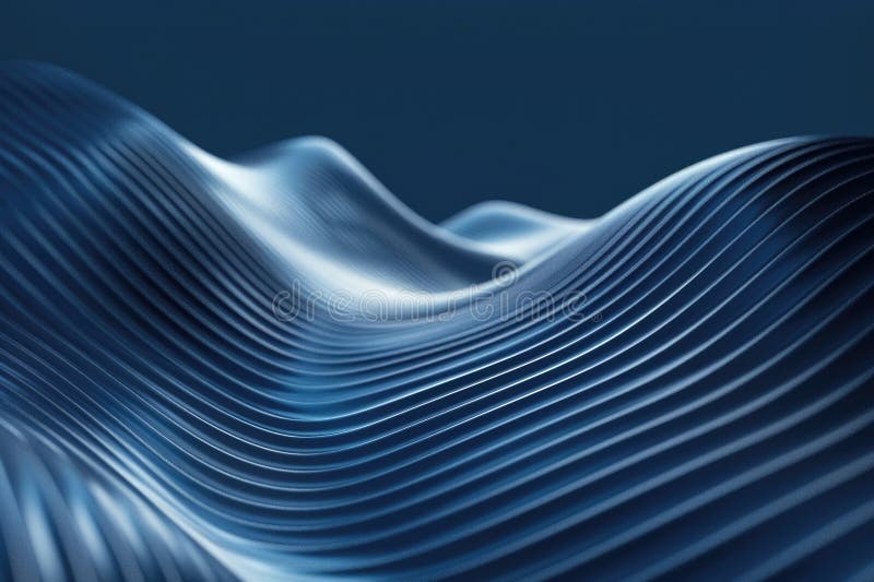 A Close-up View of a Wavy Surface with Texture and Patterns Stock Photo ...