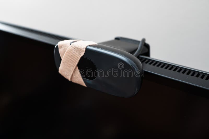 Camera covered with tape stock image. Image of capture - 184067191