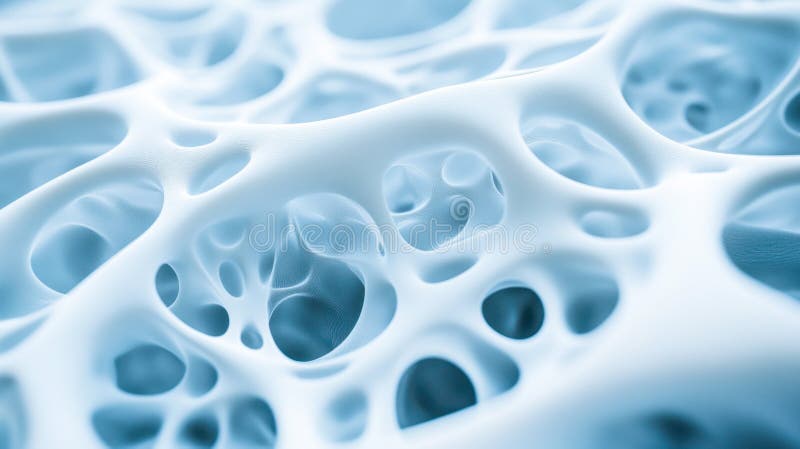 Close-up View of White Abstract 3D Mesh Pattern with Soft Lighting and ...