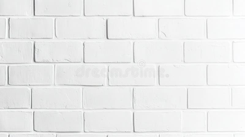 White Brick Wall with Horizontal Mortar Lines Stock Illustration ...