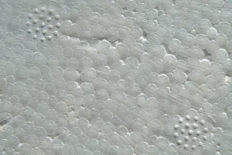 Close-up View of White Expanded Polystyrene Plastic Foam Stock Photo ...