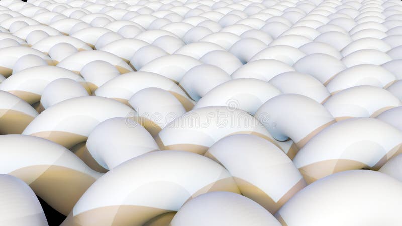 Close-up View of White Threads Woven Together Stock Illustration ...