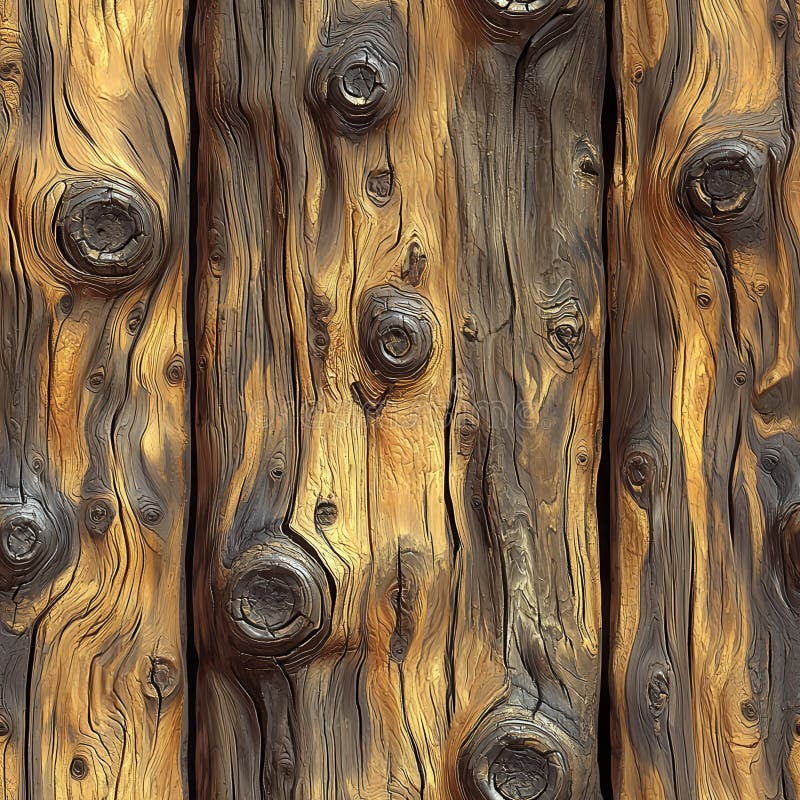 A Close-up View of a Wood Texture Displaying Natural Patterns and Grain ...