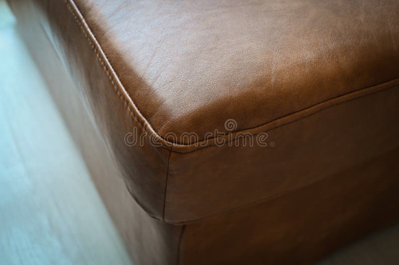 Vintage Brown Leather Sofa Texture Background Stock Photo - Image of ...