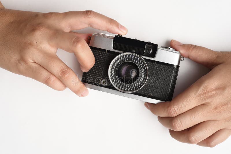 Close up of vintage camera stock image. Image of background - 75165899