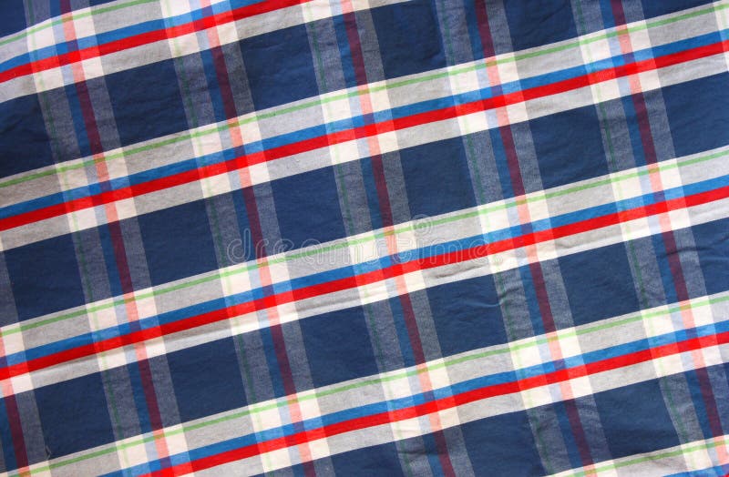Close Up of Vintage Male Shirt, Checkered Pattern Stock Image - Image ...