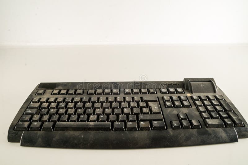 Close-up of Vintage Pc Computer Keyboard Stock Photo - Image of vintage ...